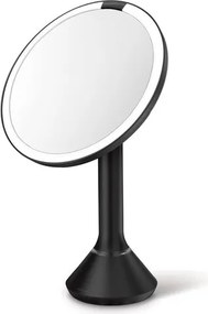 LED Kosmetické zrcátko Simplehuman Sensor Touch DUAL kosmetické zrcátko černá ocel SHST3064