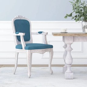 Jídelní židle modrá 62 x 59,5 x 100,5 cm samet,  344459