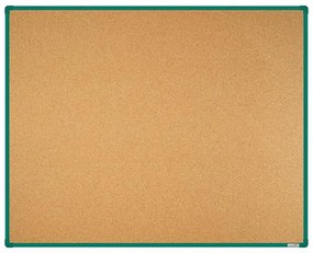 Korková nástěnka 150x120 (AL rám zelený)