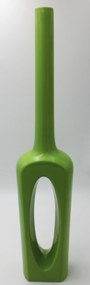 Zelená keramická váza 59074