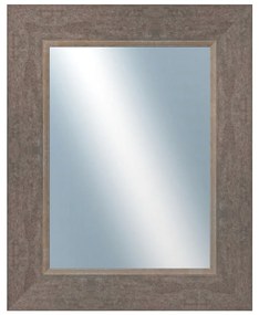 DANTIK - Zarámované zrcadlo - rozměr s rámem cca 40x50 cm z lišty TOMAS šedá velká (3030)