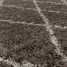 Ayyildiz Kusový koberec ALVOR 3401, kulatý, Taupe Rozměr koberce: 80 cm KRUH