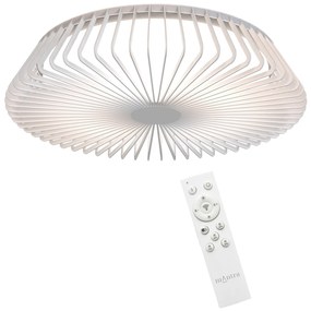 Mantra 7963 Himalaya, bílé stropní svítidlo s dálkovým ovladačem LED 80W 2700K-5000K, průměr 63cm