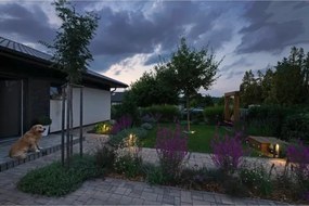 Nájezdové LED svítidlo SLV DASAR FLAT 80 IP67 3000K nerez 228412
