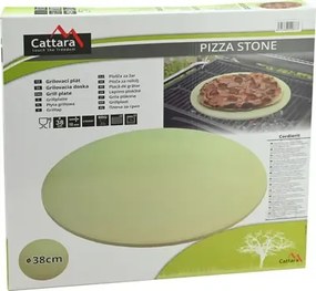 CATTARA Grilovací plát PIZZA / Kordierit / O 38 cm / Tloušťka 10 mm