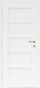 Classen Lukka Interiérové dveře rámové, 60 L, 646 × 1985 mm, fólie, levé, bílé, plné