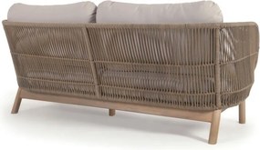 Béžová čalouněná zahradní pohovka Catalina – Kave Home