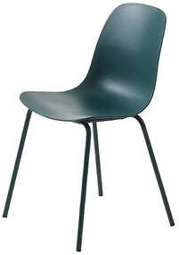 Designová židle Jensen petrolejová