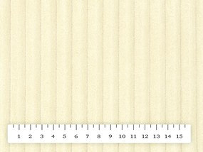 Biante Dekorační povlak na polštář Minky manšestr MKM-009 Světle vanilkový 40 x 40 cm