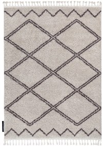 Dywany Łuszczów Kusový koberec Berber Asila B5970 cream and brown Rozměry koberců: 160x220