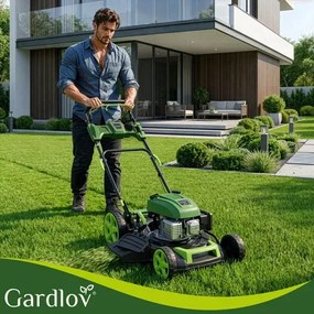 Benzínová sekačka DriveX PRO s pojezdem 196 cm³, 3,4 kW, 51 cm, 60 l koš