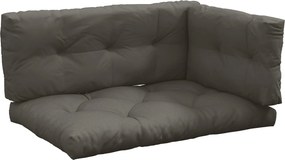 Outsunny Polštář na Lavici pro 3 Osoby 120cm x 80cm x 12cm s UV Ochrannou - Voděodolný Polštář pro Zahradní Lavici a Balkon, Tmavě Šedý | Aosom