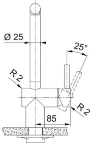 Dřezová baterie Franke FC 3055 Orbit