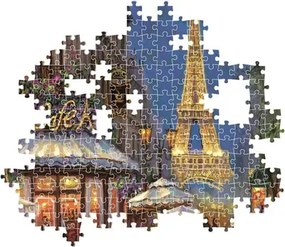 CLEMENTONI Puzzle Paříž - Kavárna u Eiffelovky / 500 dílků / od 18 let