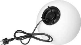 Venkovní lampa koule LUNA II Adviti AD-OP-6586WE27ZM E27, max.18W, IP65, pr.280, bílá