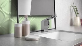 BISK Erga Silk, toaletní WC kartáč na postavení, hedvábně-bílý, ERG-06317