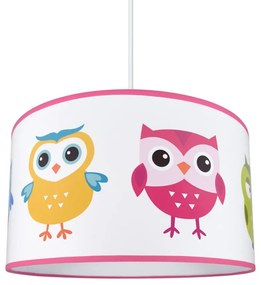 LAMPDAR | Dětský lustr na lanku OWLS 1xE27/60W/230V | SA1025