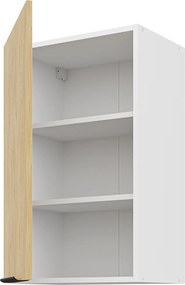 CREMONA bc | horní skříňka 45 G-72 1F policová | 45 cm | bílá/cremona
