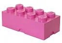 Lego úložný box 8 Růžová