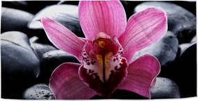 Sablio Ručník Růžová orchidea - 50x100 cm