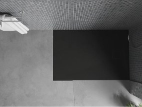 Mexen Bert, SMC obdélníková sprchová vanička 140 x 70 cm, černá, 4K707014
