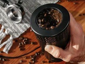 Lafe GrindMaster černá / Mlýnek na kávu / 150 W / zásobník 50 g / nere