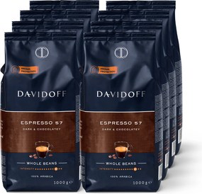 Tchibo - Davidoff Café Espresso 57 - 8 x 1 kg zrnkové kávy - Intenzita: 10/12