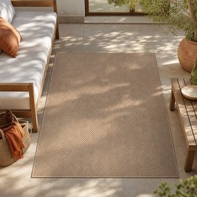 Světle hnědý vnitřní a venkovní běhoun 80x250 cm Nature – Hanse Home