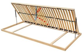 Pružný lamelový rošt s bočním výklopem na písty ODENSE 90x200 cm pravý