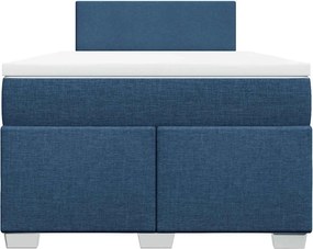 Box spring postel s matrací černá 120x190 cm textil 3285826