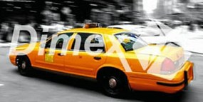 Obraz na skle Taxi 60 x 30 cm GL-60-012