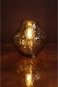 Jantarová skleněná stolní lampa (výška 15 cm) Breen – Jotex