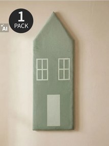 Sinsay - Čalouněný panel s motivem domku - zelená