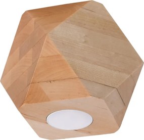 Sollux Lighting Stropní svítidlo WOODY 1 přírodní dřevo