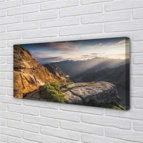 Obrazy na plátně Mountain Sunrise 120x60 cm