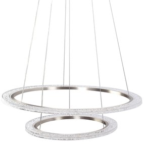 Toolight Toolight, LED závěsné osvětlení 60cm, 38W, 3500lm + dálkové ovládání, LHJ045-CP2, broušená ocel, OSW-50050