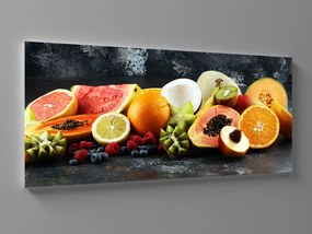 Liox XXL Obraz zatiší ovoce Rozměr: 200 x 100 cm