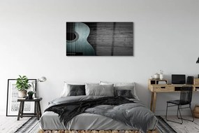 akrylový obraz Kytara 125x50 cm