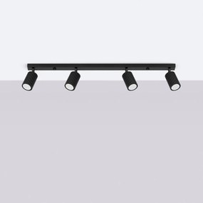 Sollux Lighting Stropní svítidlo KARBON 4L černé