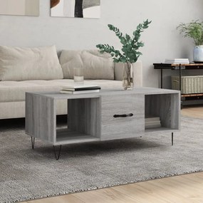 vidaXL Konferenční stolek 102 x 50 x 40 cm kompozitní dřevo [829296] Barva: šedá sonoma