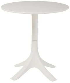 Bílý kulatý stůl Ludivine - Ø 70*75 cm