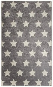 Dětský koberec Stars 100x160 cm šedý
