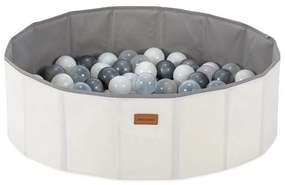 Asir | Dětský suchý bazén s míčky pr. 80 cm bílá/šedá | AS1437