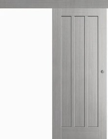 posuvné interiérové dveře na stěnu vasco doors FARO plné, model 6 Průchozí rozměr: 70 x 197 cm, Orientace dveří: Levé dveře, Dekor: Bílá