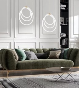Toolight Designové LED osvětlení Circle G016-CP zlaté