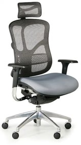 B2B Partner Multifunkční kancelářská židle WINSTON AB, šedá
