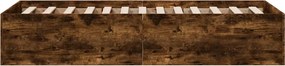 Rám postele kouřový dub 90 x 190 cm kompozitní dřevo 3281067
