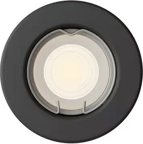 Philips Peridot černá O8,3 cm / Vestavné svítidlo / GU10 / 7W / IP20