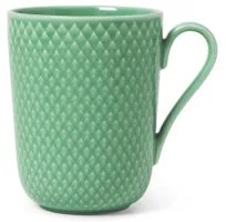 Porcelánový hrnek Rhombe Green 330 ml Lyngby Porcelaen