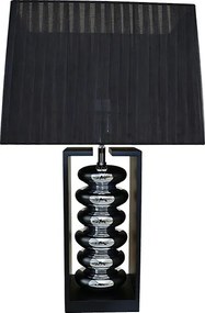 Designová stolní lampa Kamaria 55 cm černá